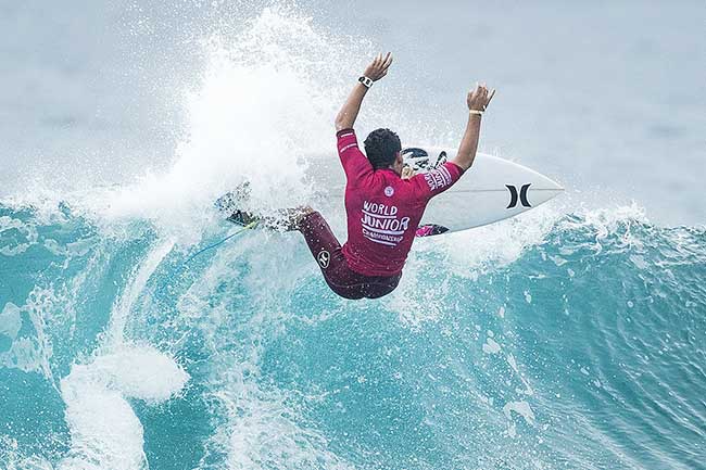 [SURF] Alonso Correa finalizó en el puesto 13 del Mundial Júnior ...