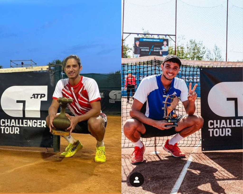 [TENIS] Conner Huertas del Pino y Alexander Merino celebraron en ...